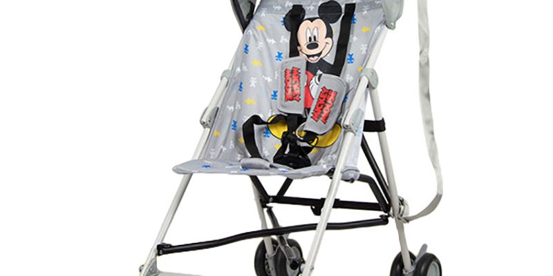 Disney - Mickey Mouse Lightweight Buggy Stroller - Grey - B801FT-C ...