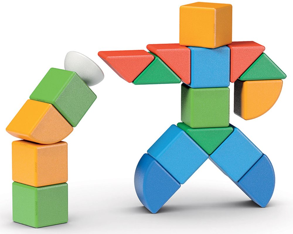 GEOMAG - Magicube 4 Shapes Magnetic Building Blocks 25pcs - 00204-BB ...