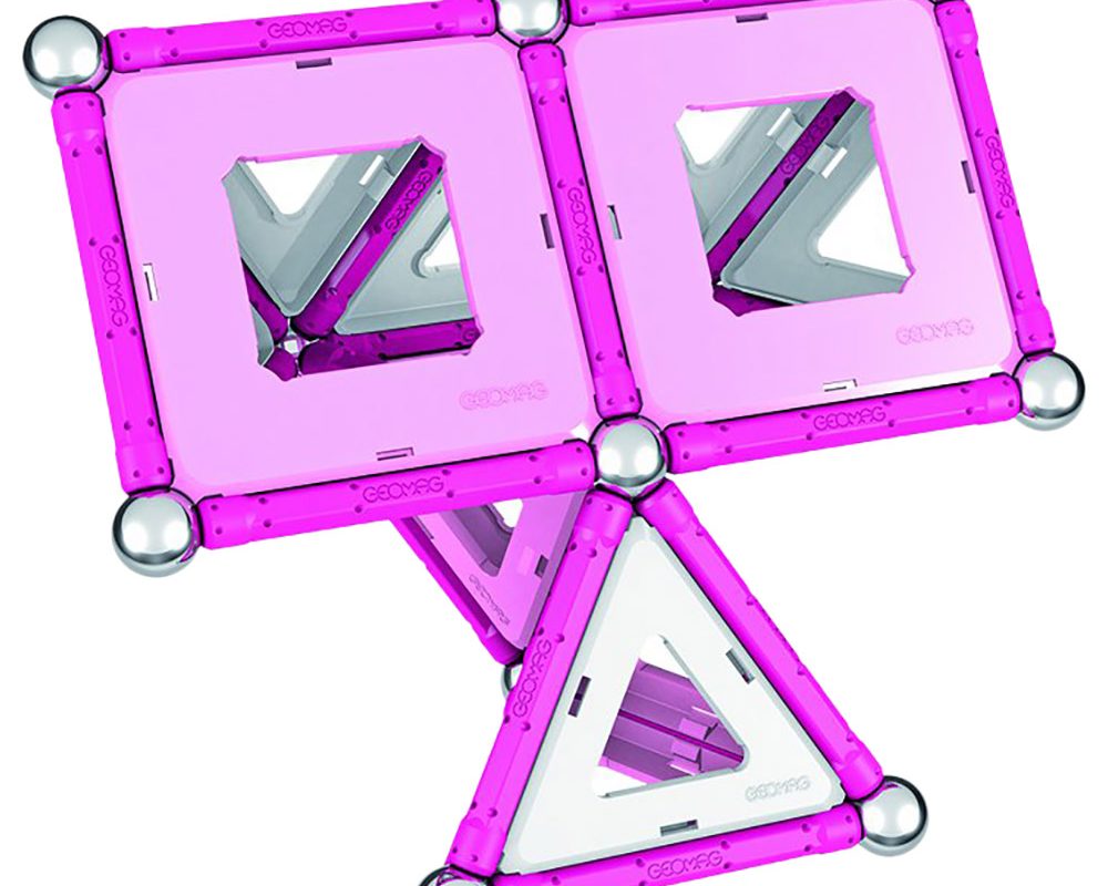 GEOMAG - Pink Panels Magnetic Construction Toy 68pcs - 00342-BB - Toys ...