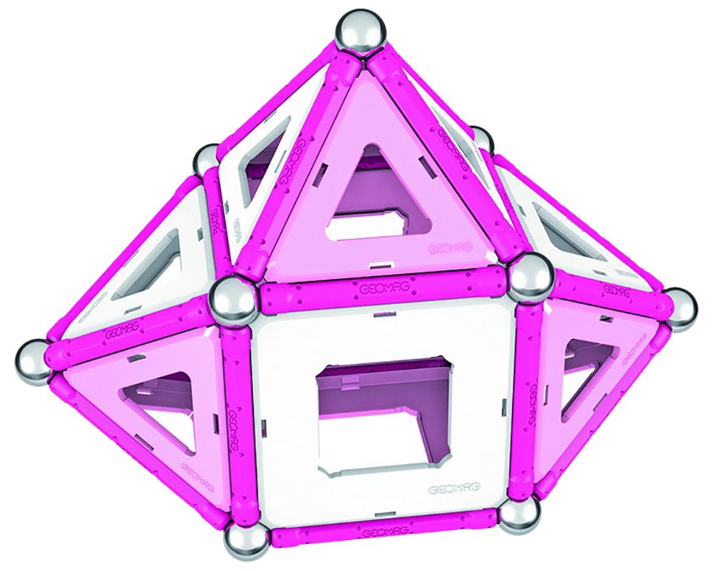 GEOMAG - Pink Panels Magnetic Construction Toy 68pcs - 00342-BB - Toys ...