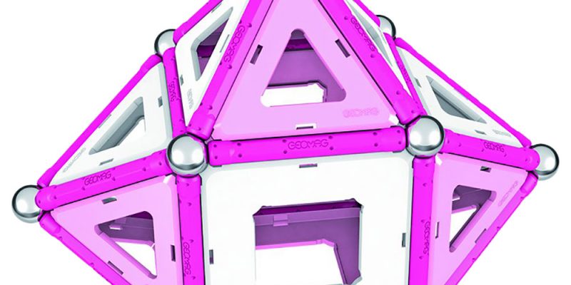 GEOMAG - Pink Panels Magnetic Construction Toy 68pcs - 00342-BB - Toys ...