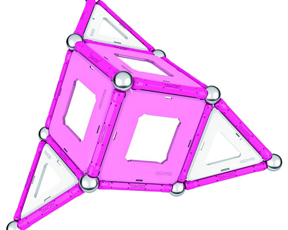 GEOMAG - Pink Panels Magnetic Construction Toy 68pcs - 00342-BB - Toys ...