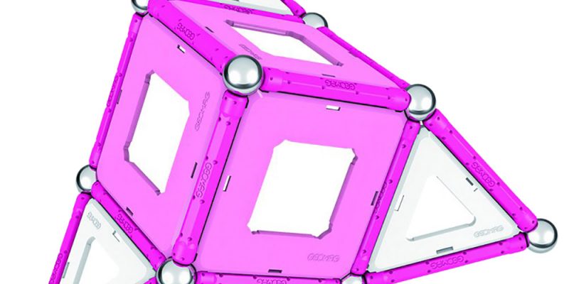 GEOMAG - Pink Panels Magnetic Construction Toy 68pcs - 00342-BB - Toys ...