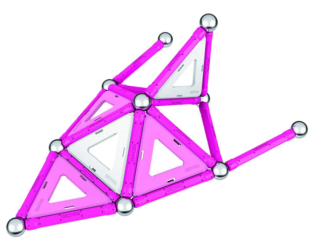 GEOMAG - Pink Panels Magnetic Construction Toy 68pcs - 00342-BB - Toys ...