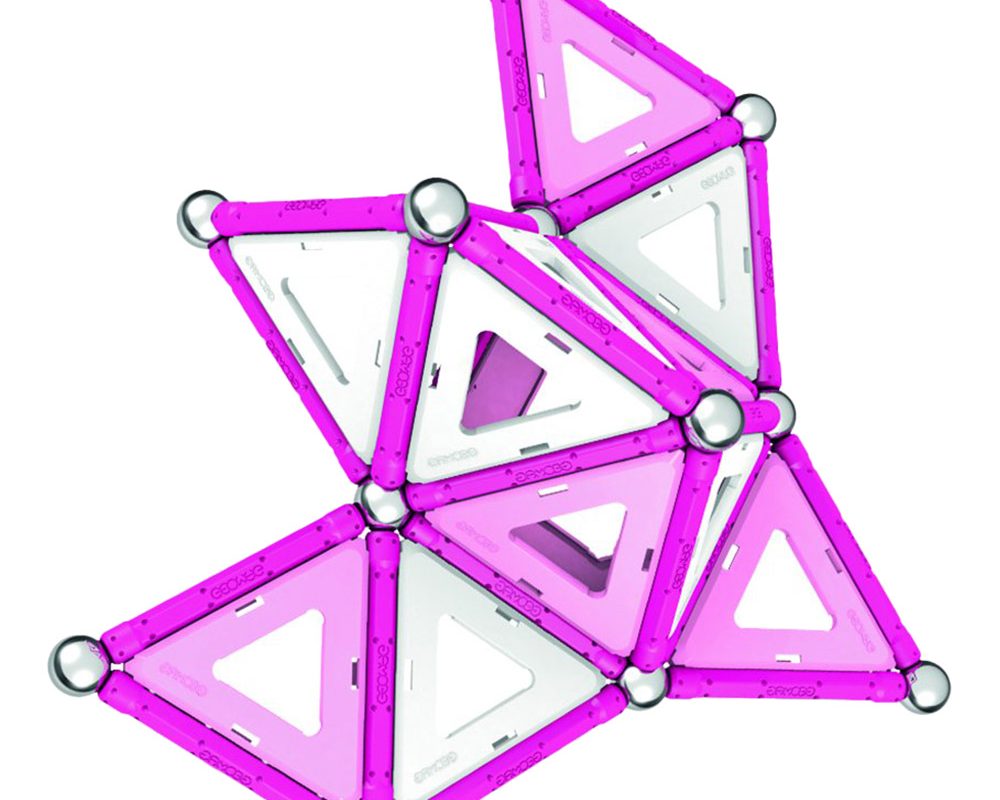 GEOMAG - Pink Panels Magnetic Construction Toy 68pcs - 00342-BB - Toys ...