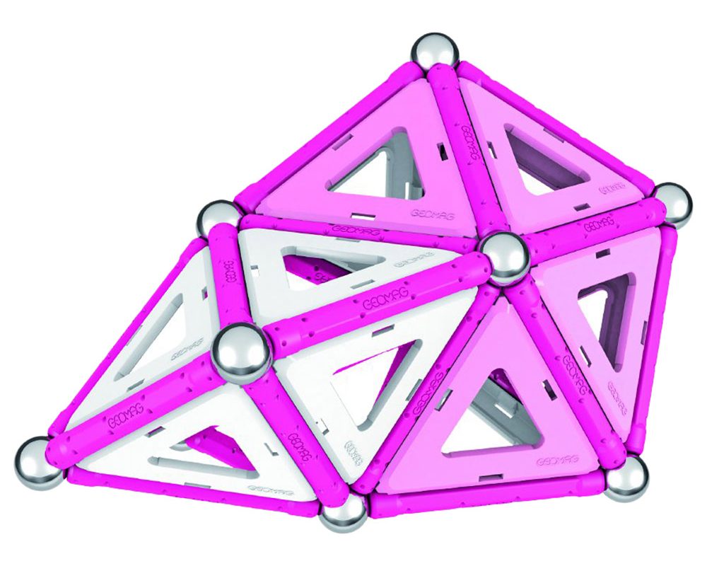 GEOMAG - Pink Panels Magnetic Construction Toy 68pcs - 00342-BB - Toys ...