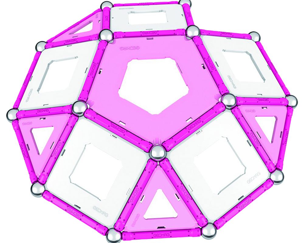GEOMAG - Pink Panels Magnetic Construction Toy 68pcs - 00342-BB - Toys ...