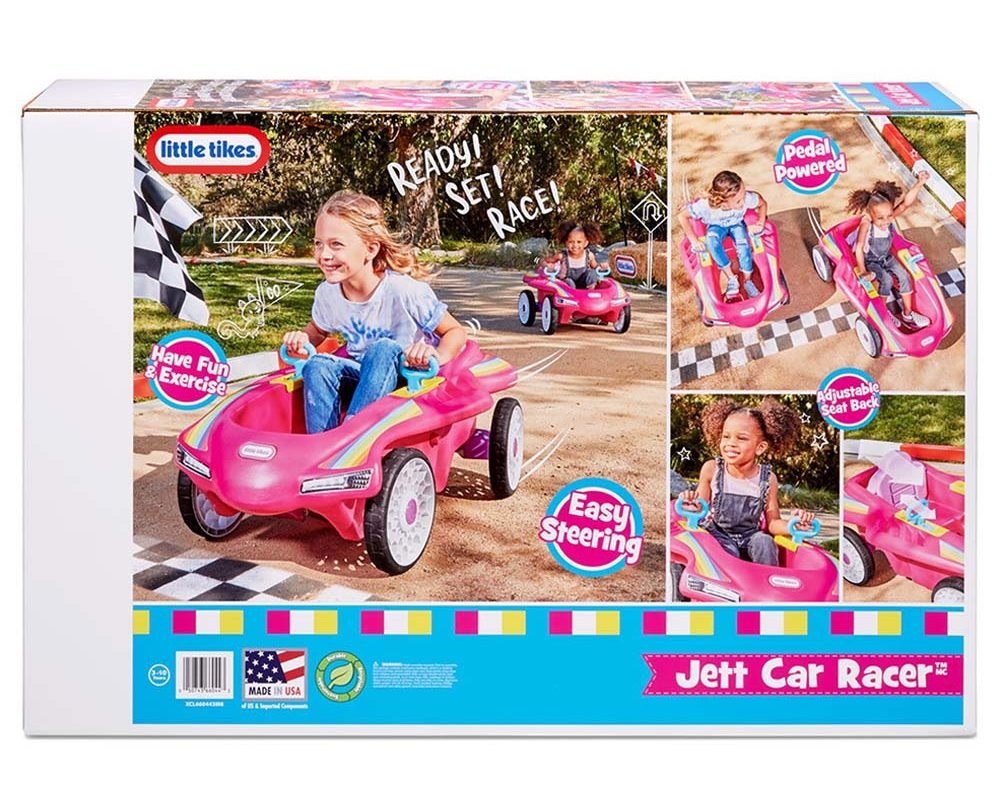 Little Tikes - Jett Car Racer Ride-On - LIT-660443-Pink - Toys 4 You