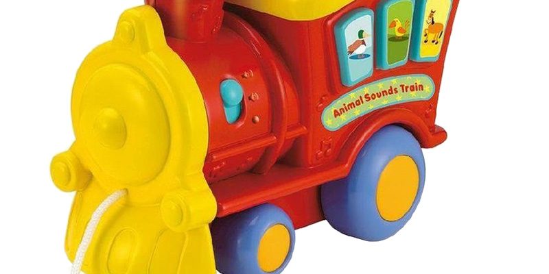 Winfun - Animal Sounds Train - Red - 000677 - Toys 4 You