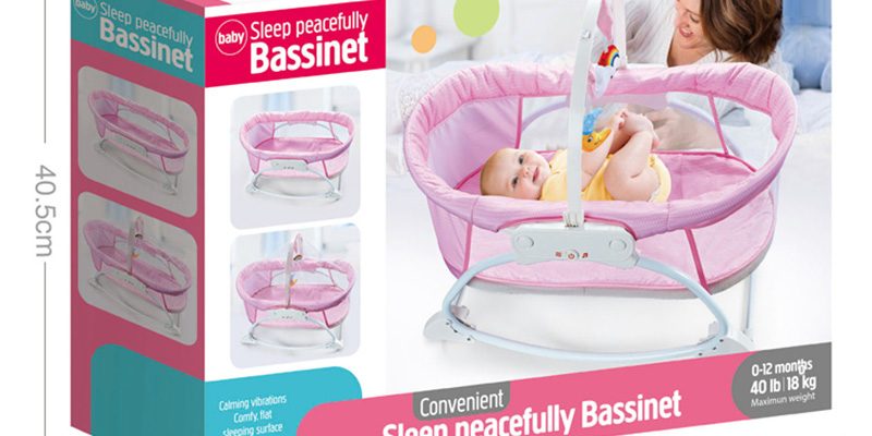 Little Angel - Baby Rocker Swing Bassinet for 3+ Months - 6569-GF-Pink ...