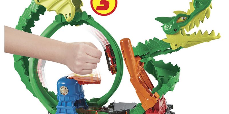 Hot Wheels - City Dragon Drive Firefight - HDP03 - Toys 4 You