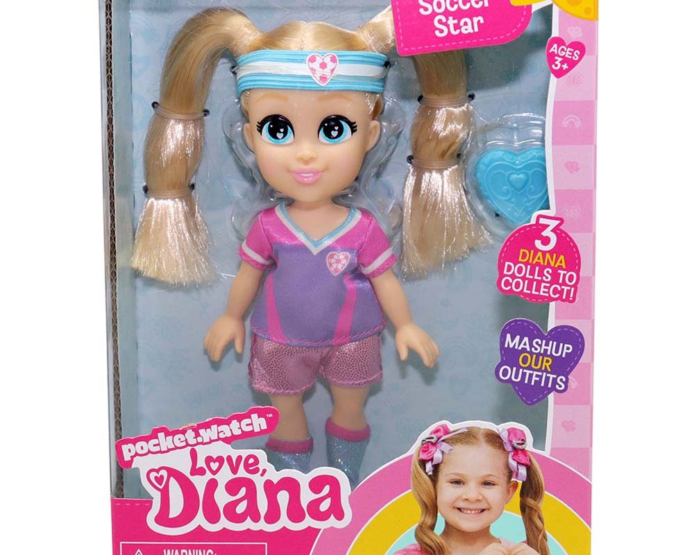 Love Diana - Soccer Star Doll - 6-inch - 20517-ATL - Toys 4 You