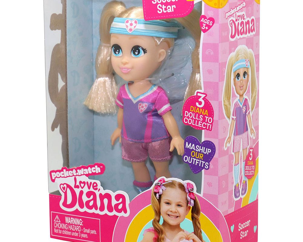 Love Diana - Soccer Star Doll - 6-inch - 20517-ATL - Toys 4 You