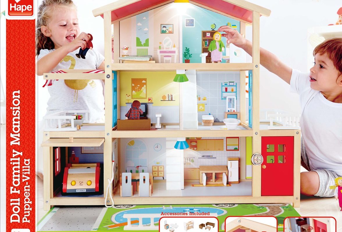 Hape - Doll Family Mansion - E3405 - Toys 4 You