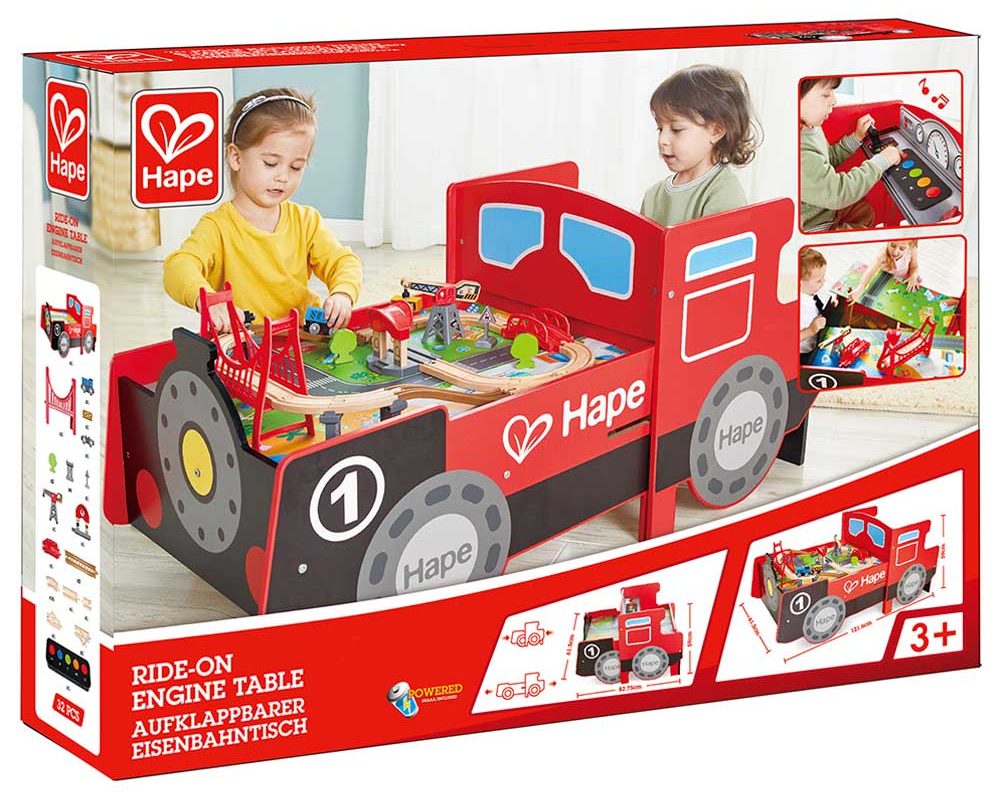 Hape - Ride-On Engine Table - E3769 - Toys 4 You