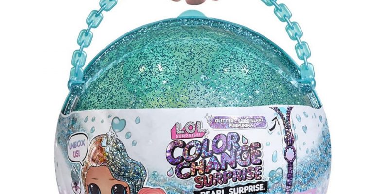 LOL Surprise - Glitter Color Change Pearl Surprise with 6 Surprises ...