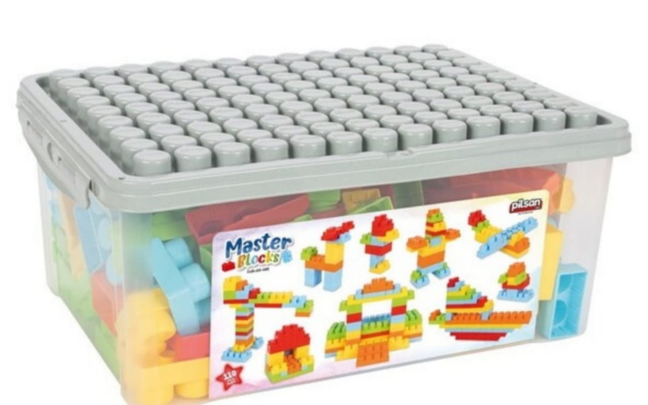 Building set Pilsan Master Blocks 110pcs - 03581 - Toys 4 You