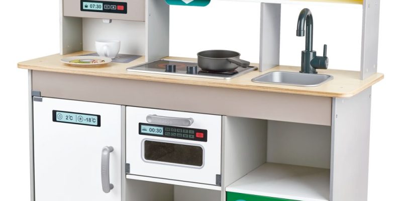 Hape - Deluxe Kitchen Playset W/ Fan Fryer - E3177-BPC - Toys 4 You