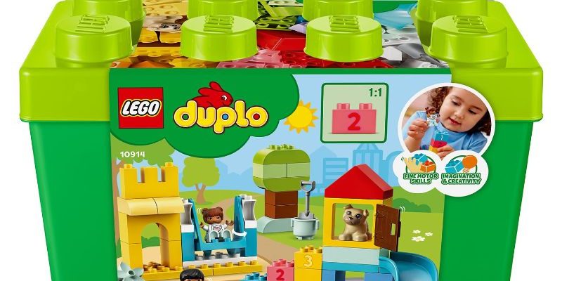 Lego Duplo - Classic Deluxe Brick Set With Storage Box 85 Pcs - Toys 4 You