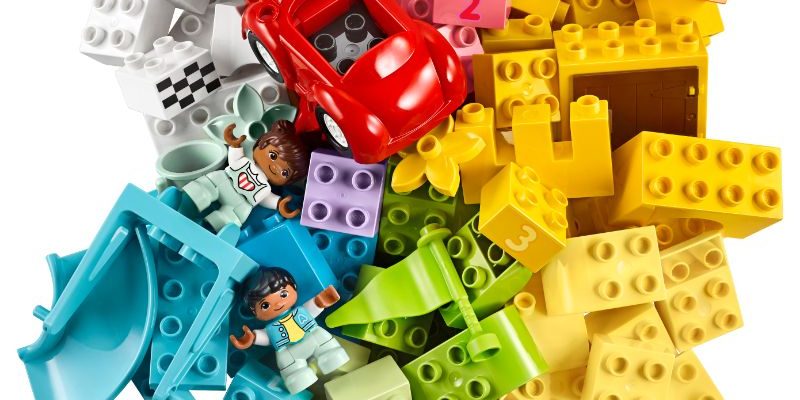 Lego Duplo - Classic Deluxe Brick Set With Storage Box 85 Pcs - Toys 4 You