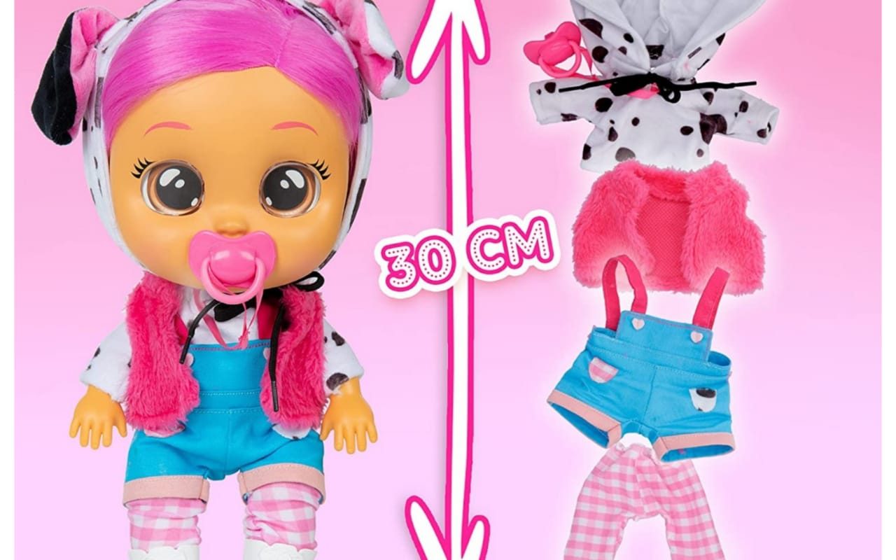 Cry Babies - Dotty Baby Doll Dalmatian Hoodie - Toys 4You Store