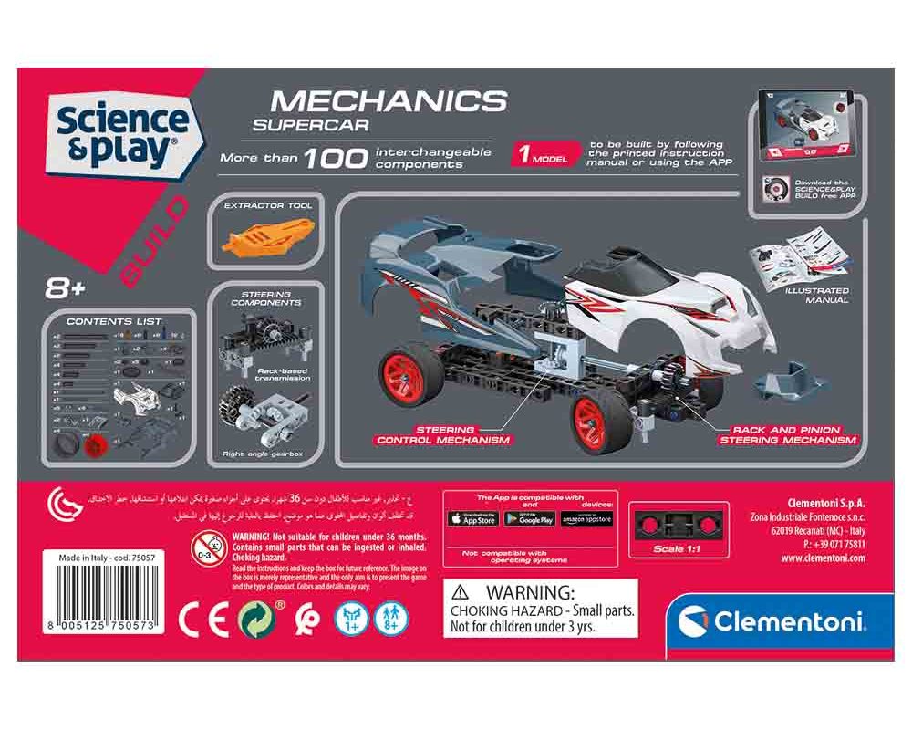 Clementoni - Mechanics Racing Cars - Toys 4 You