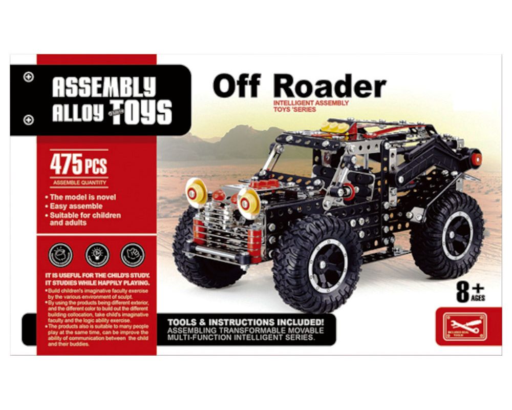 Haj - Assembly Alloy Toys - Off Roader 475pcs - Toys 4 You