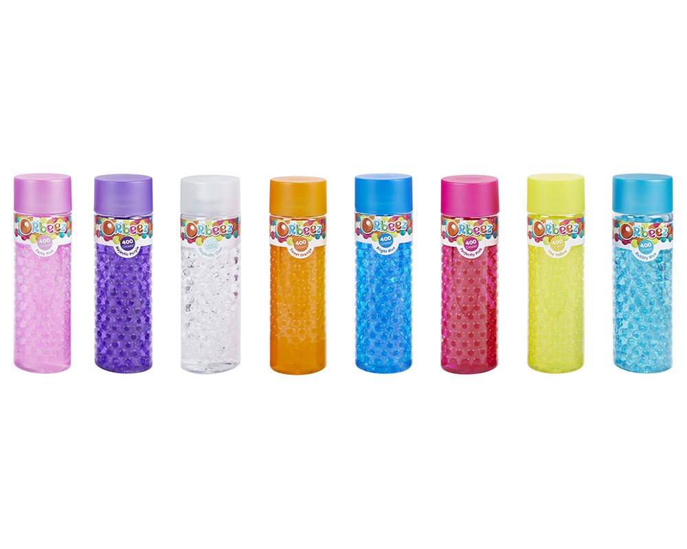 Orbeez - Grown Bottle 400 Solid Squishy Beads - Assorted 1pc - Toys 4 You