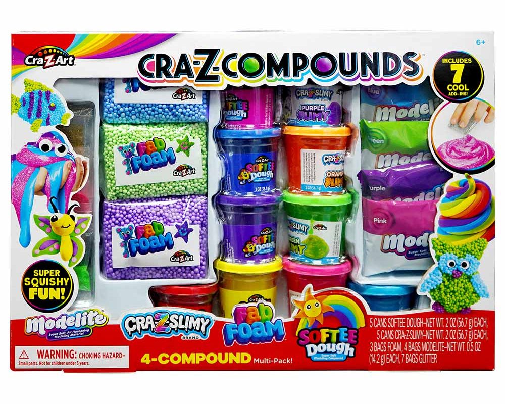 Cra-Z-Art - Cra-Z-Compounds 4-Compound Multipack w/ 7 Accessories ...