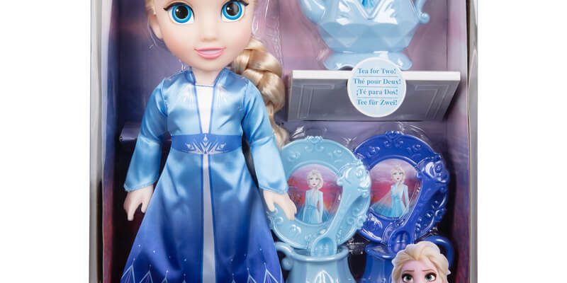 Disney Frozen 2 Elsa Fashion Doll With Tea Set (38 cm) - Toys 4 You