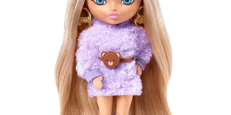 Barbie - Extra Mini Doll - Blonde Pigtails Purple - Toys 4You Store