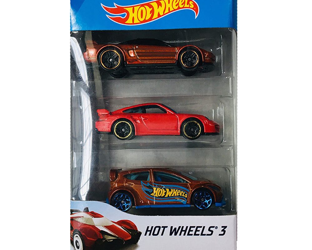 Hot Wheels Basic Cars 3 Pack - Assorted - Toys 4 You