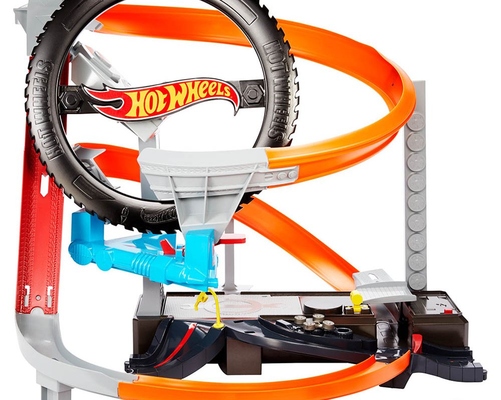 Hot Wheels - Ecl Motorized Set - Tire Shop - Toys 4 You