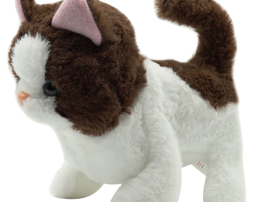 PUGS AT PLAY - Bella Walking Cat Plush Toy - Toys 4 You