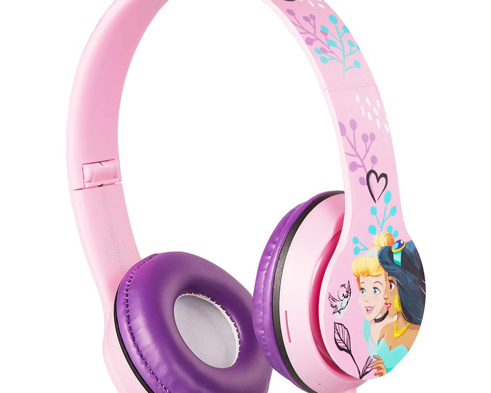 Volkano - Disney Princess Padded Bluetooth Wireless Stereo Headphone ...