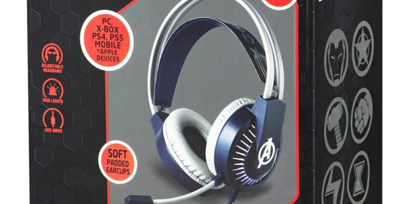 Volkano - Marvel Avengers Wired RGB Gaming Headphone w/ Microphone ...