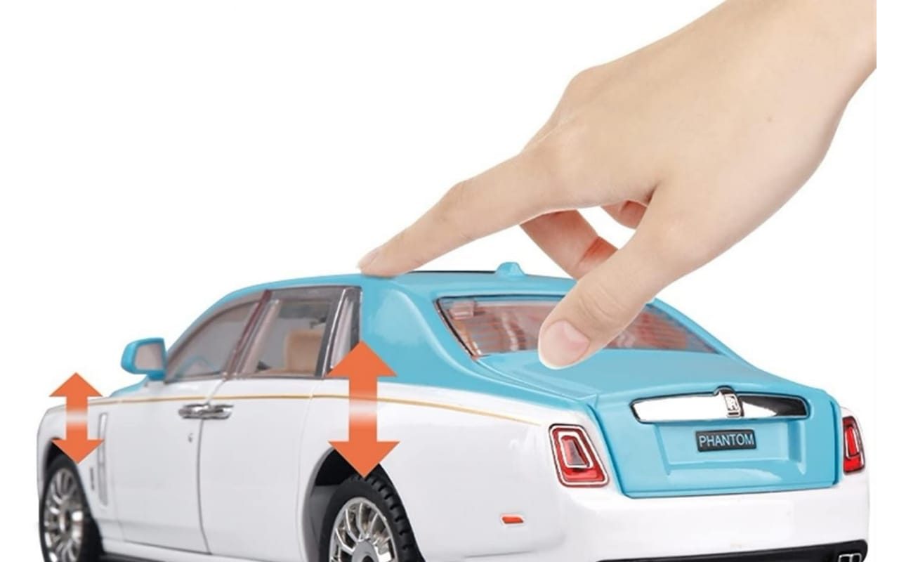 Alloy Die – Cast Mini Car Rolls-Royce Phantom Mansory - Blue - Toys 4 You