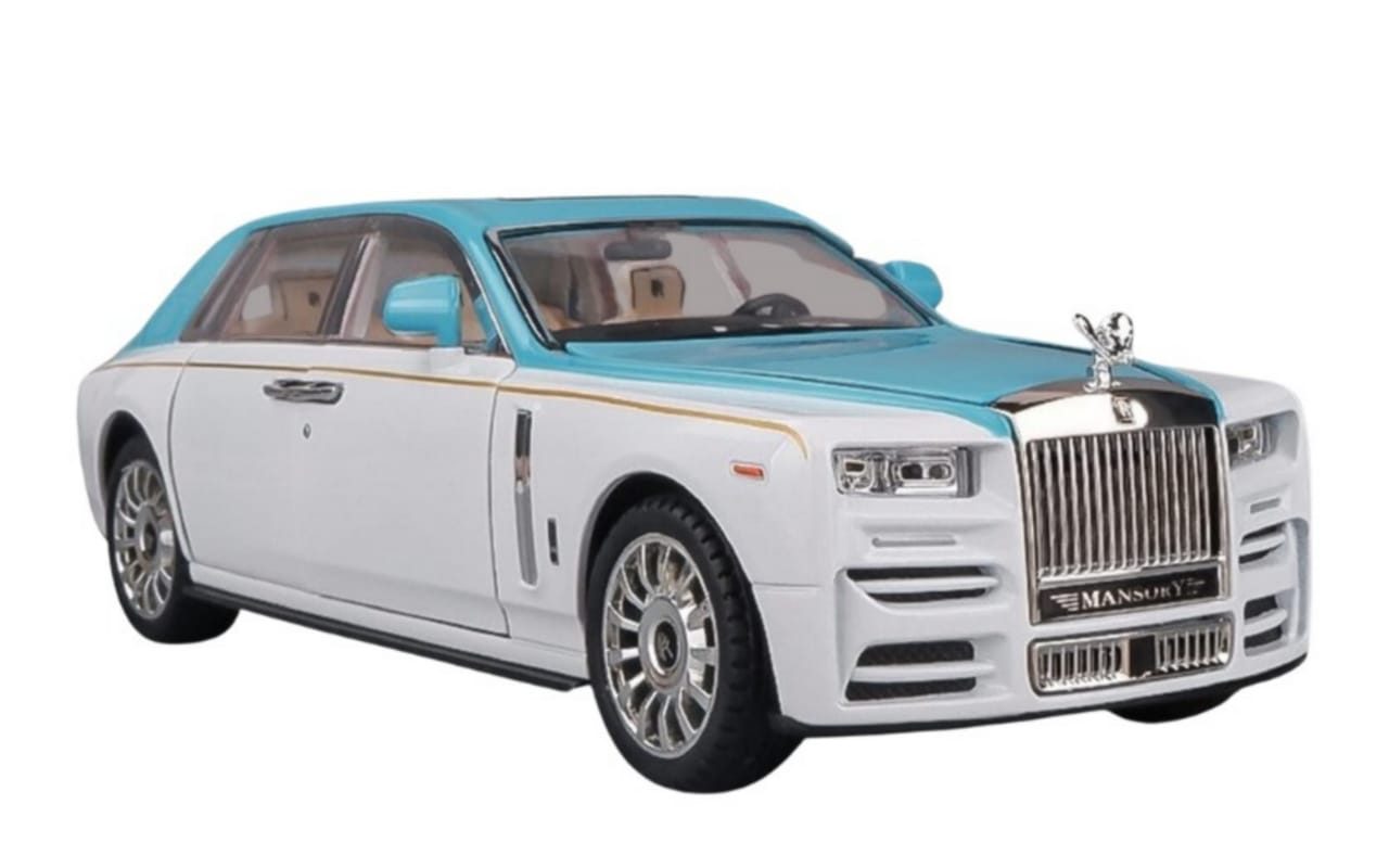 Alloy Die – Cast Mini Car Rolls-Royce Phantom Mansory - Blue - Toys 4 You