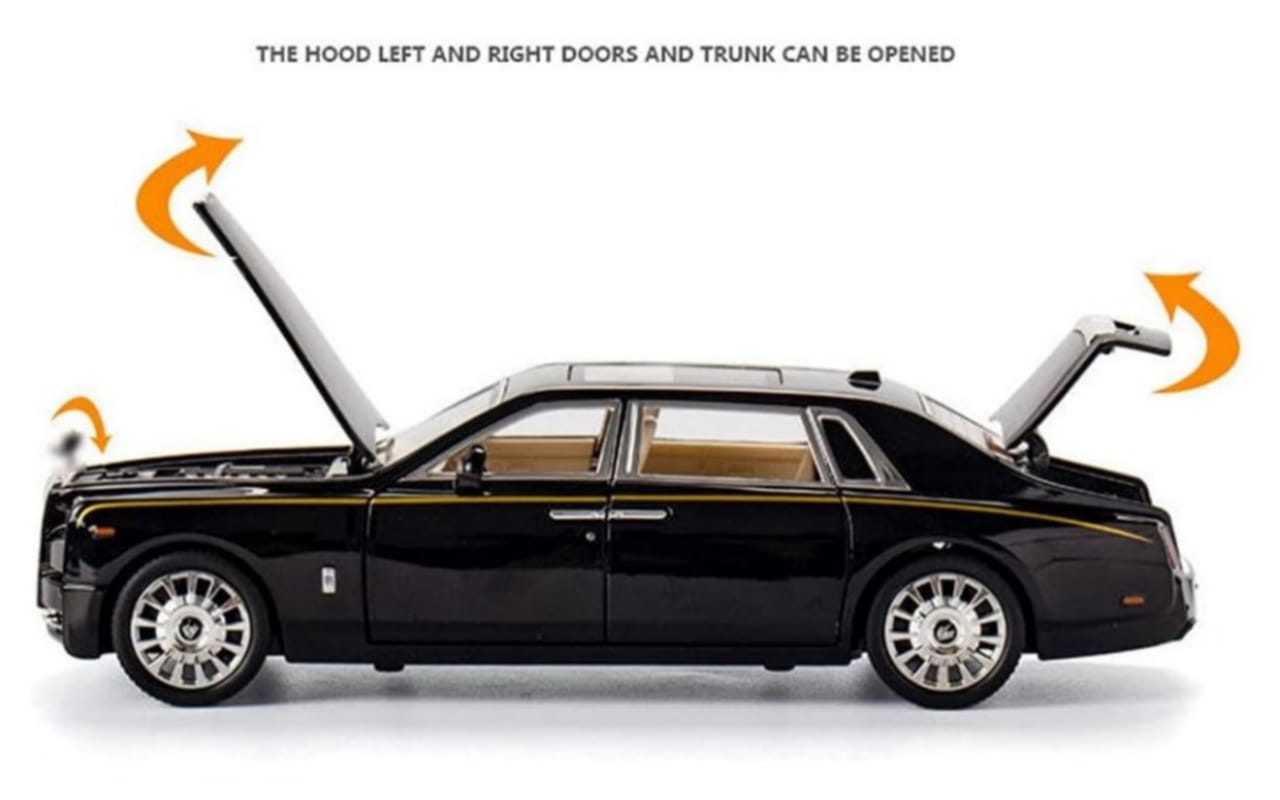Alloy Die – Cast Mini Car Rolls-Royce Phantom Mansory - Black - Toys 4 You