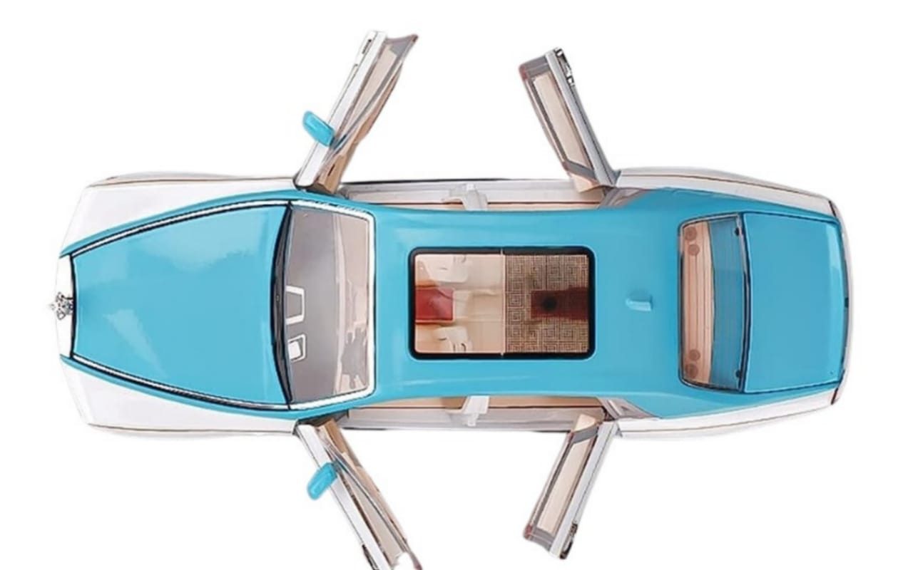 Alloy Die – Cast Mini Car Rolls-Royce Phantom Mansory - Blue - Toys 4 You