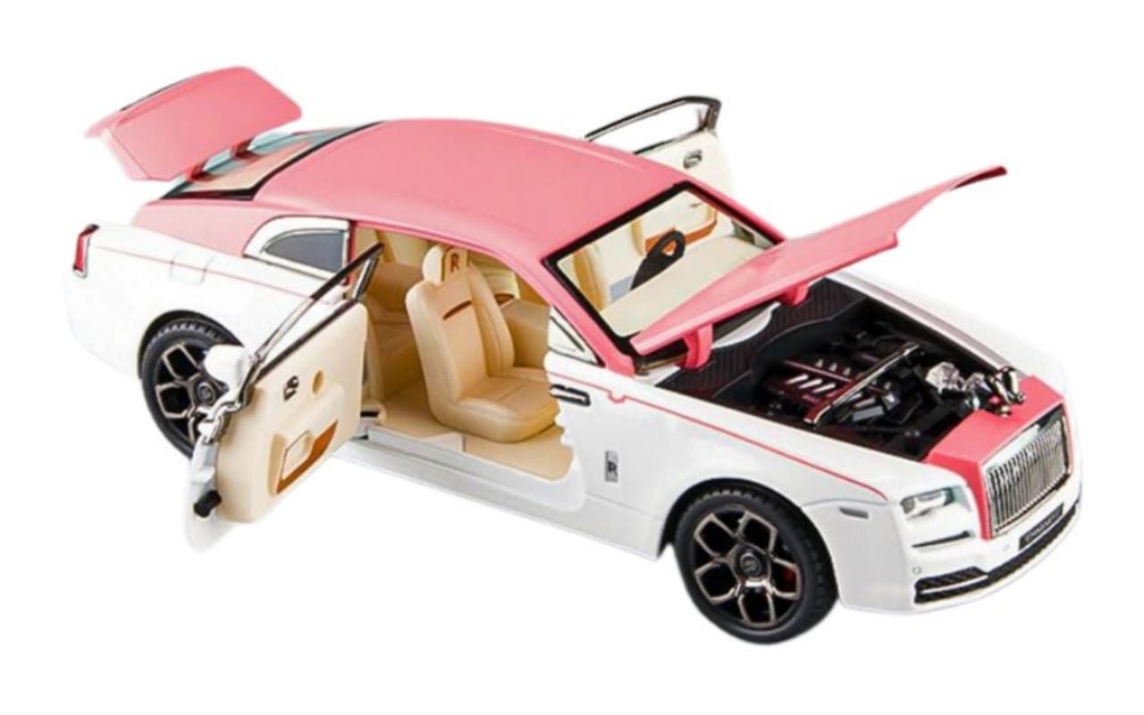 Alloy Die - Cast Mini Car Rolls-Royce Phantom Mansory - Pink - Toys 4 You