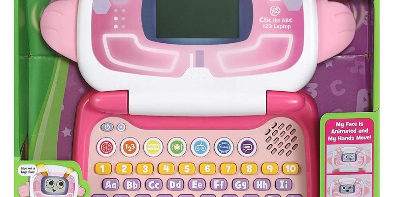 Leapfrog - Clic The ABC, 123 Laptop - Pink - Toys 4 You
