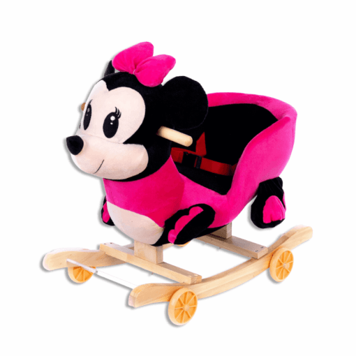 Rocking Minnie Mouse with Wheels - PINK - Toys 4 You