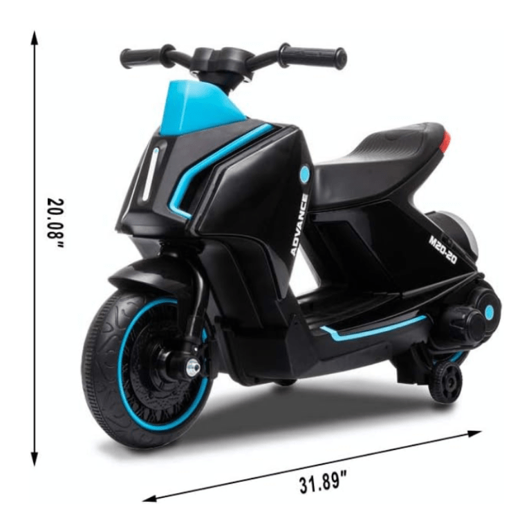 Kids Ride On 6V Battery Powered Electric Motorcycle Pink & Blue - Toys 4 You