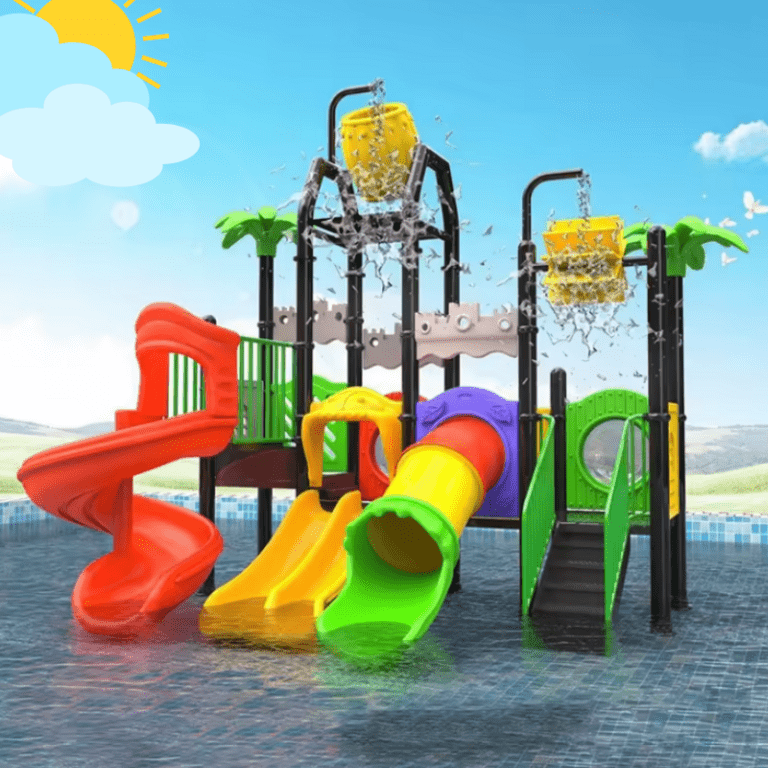 Outdoor Playground Kids Amusement Plastic Water Park Playground - Toys ...